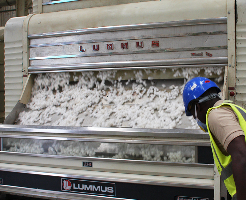 Ginning macht die Baumwolle zum Wertstoff • Cotton d´Ivoire